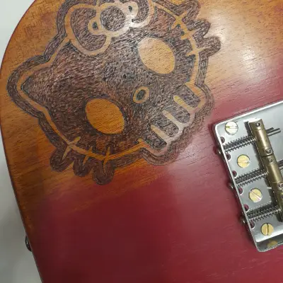 Telecaster Hello Kitty skull Purple. Body | Reverb