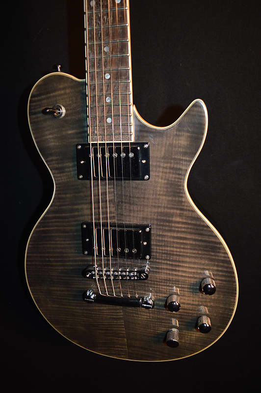 Sublime Guitar Co SGC Millennia Flame Maple Trans Black | Reverb