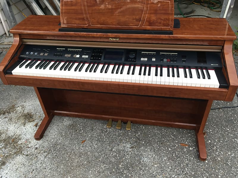 Roland KR-107 Digital Intelligent Piano Polished Mahogany | Reverb