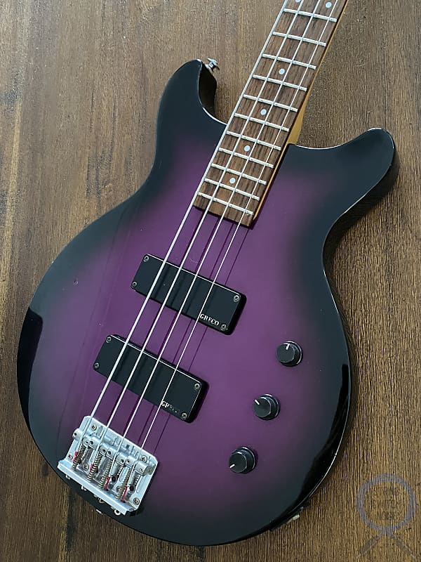 Greco TV Bass, Purple Burst, MIJ 1997, Medum Scale 32”, | Reverb