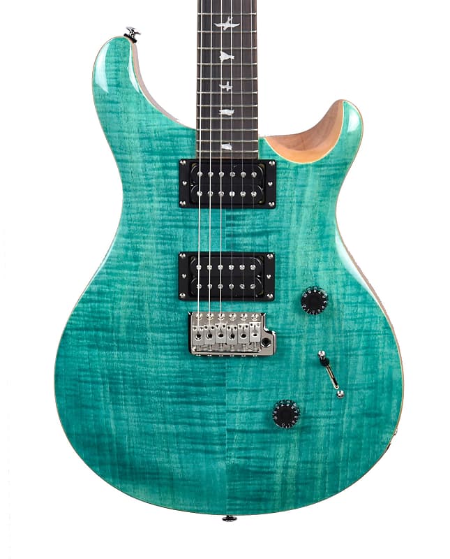 PRS SE Custom 24 Electric Guitar in Turquoise | Reverb