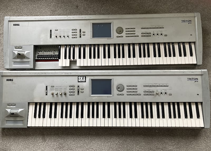 Korg Triton Pro Mid 90s - Silver | Reverb UK