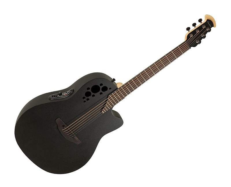 Ovation Pro Series Elite TX 2078TX-5 A/E Guitar - Black | Reverb