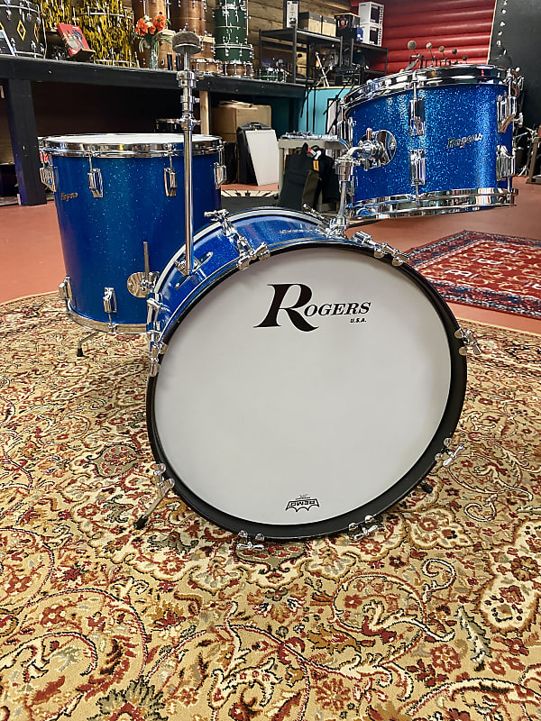 Rogers Holiday "Headliner” outfit 1966' - Blue Sparkle | Reverb