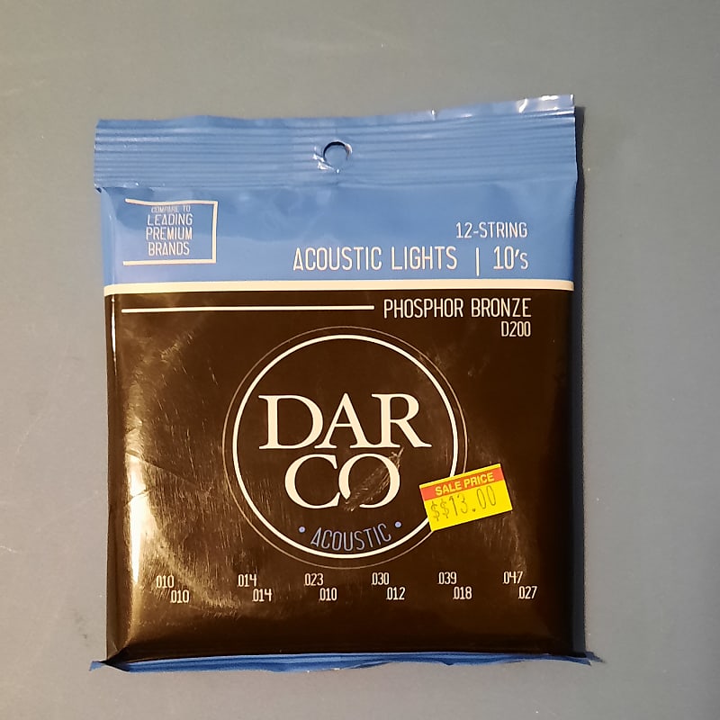 12 String Acoustic Darco Martin D200 Phosphor Bronze 10-47 | Reverb
