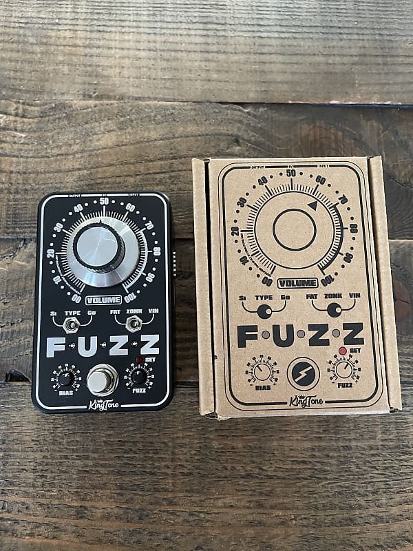 King Tone Guitar miniFuzz V2 Mini Fuzz V2 2022 - Black | Reverb
