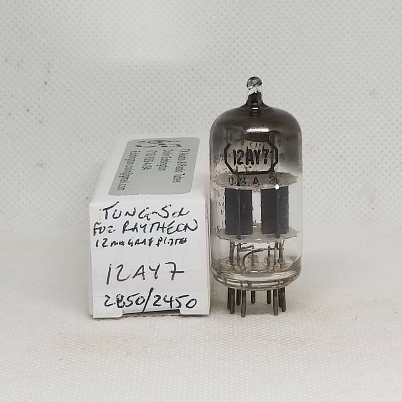 Tung-Sol 12AY7 Short Gray Plate Single NOS | Reverb