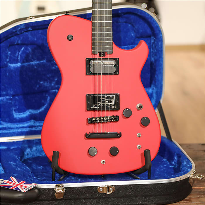 MANSON MB-1 New Era Sufu Satin Fire Red | Reverb