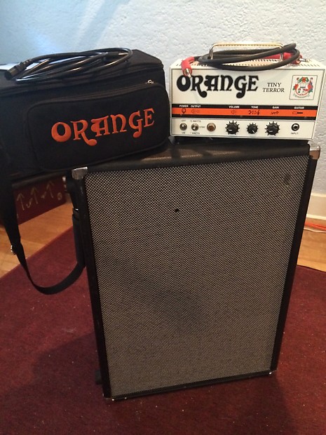 Orange Tiny Terror Complete Rig with 2x12 cabinet | Reverb
