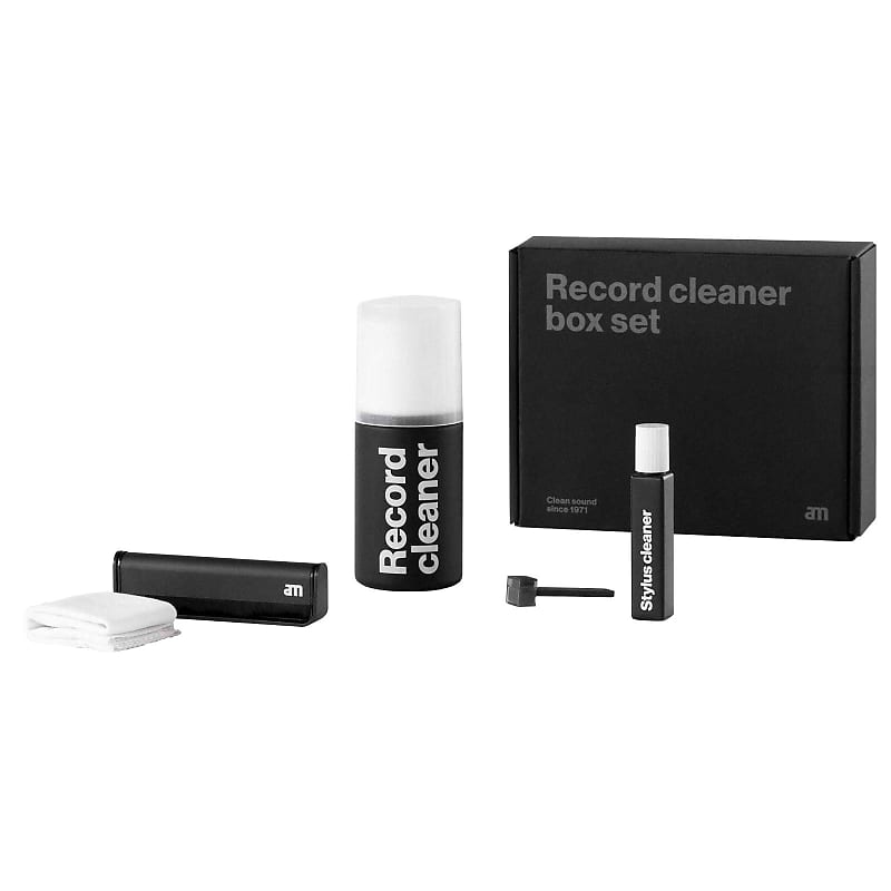 AM Clean Sound Record Cleaner Box Set vinyl cleaning set | Reverb
