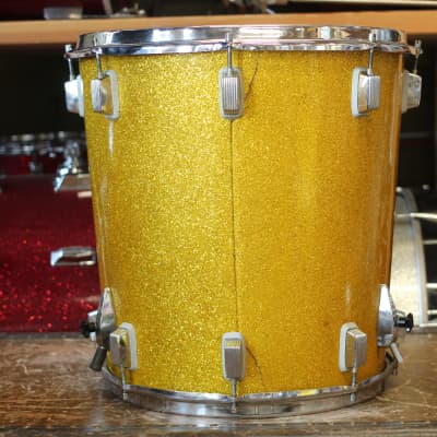 1960's Trixon 'Telstar' outfit in Yellow Sparkle | Reverb
