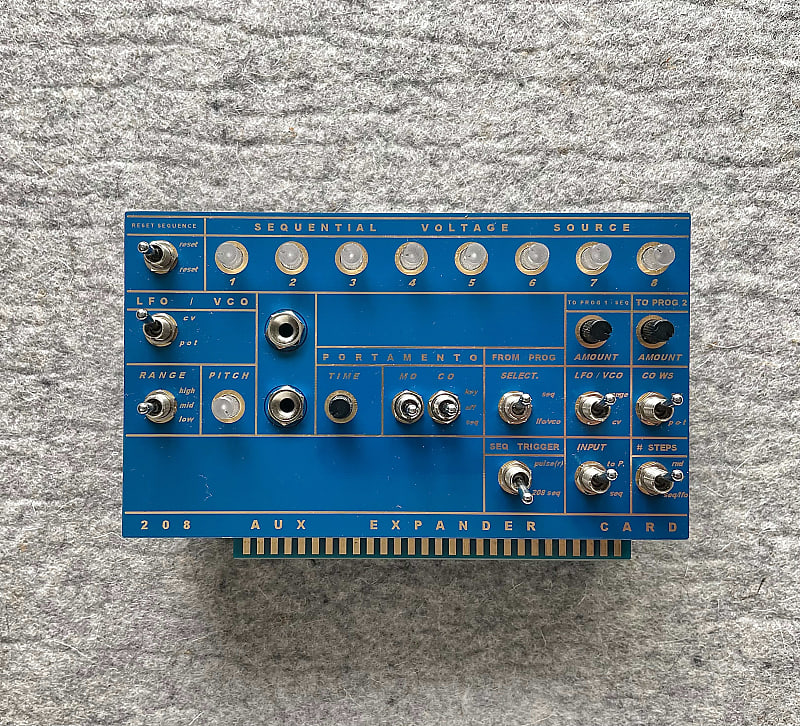 Buchla 208 Sequential Voltage Source / Aux Card Sequencer | Reverb
