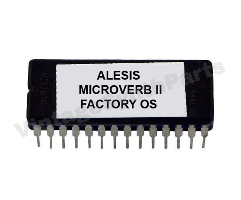 Alesis Microverb II Factory Firmware OS Eprom Rescue repair | Reverb
