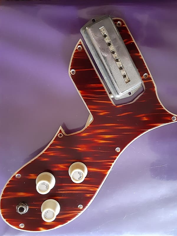 Teisco? 60's Swirl Pickguard And Pickup. | Reverb