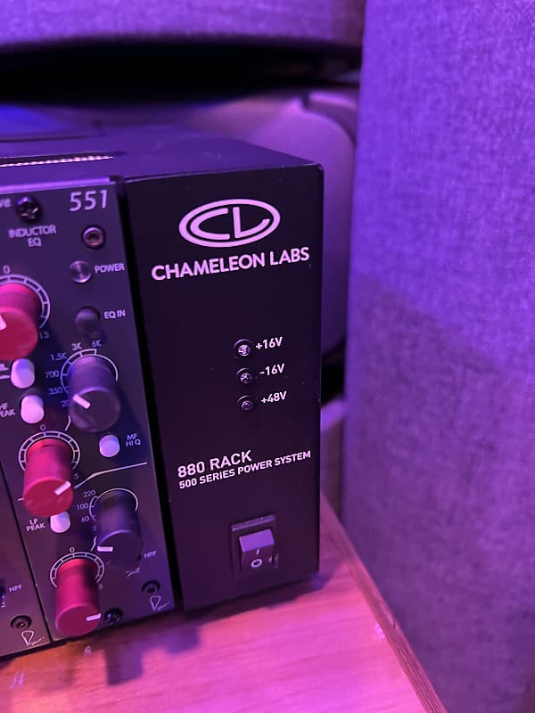 Chameleon Labs 880 500-Series 8 Space Rack 2021 - Black | Reverb