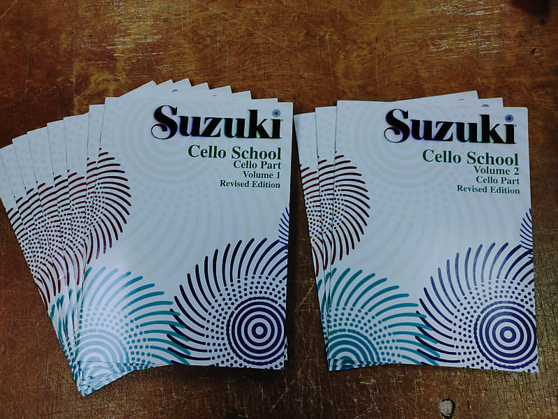 Suzuki Cello School Volume 1 & 2 Lesson Books (12x) | Reverb