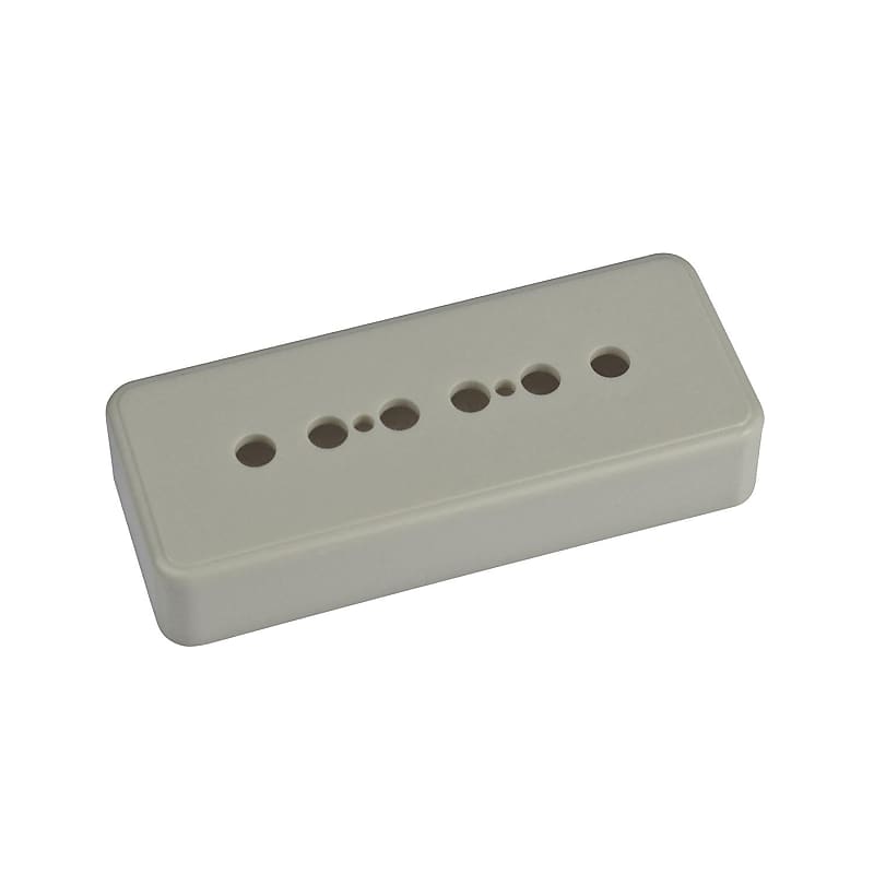 P90 Soapbar Pickup Cover 50mm Pole Spacing - White | Reverb