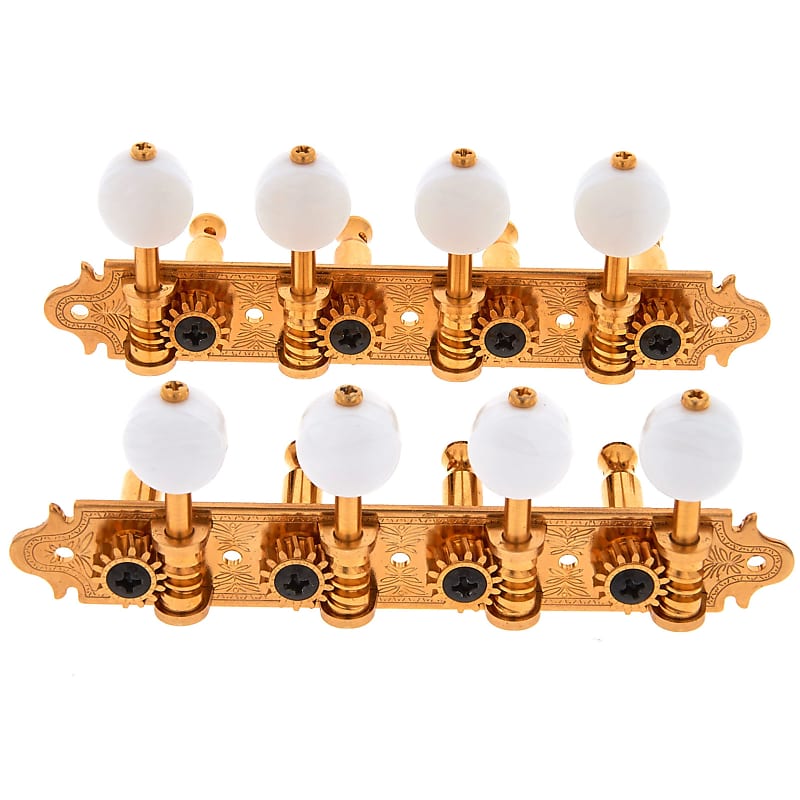 NEW Gotoh MA40 "A Style" Tuning Keys For Mandolin Pegs White | Reverb