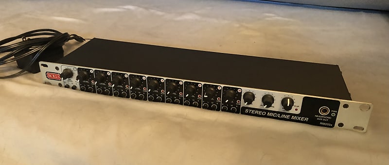 Rolls RM203x stereo mic line mixer | Reverb
