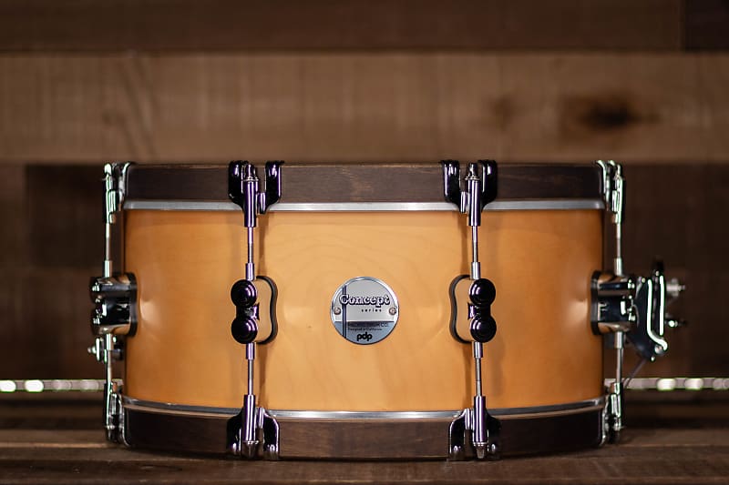 PDP 14" x 6.5" Classic Series Snare, Natural with Walnut | Reverb