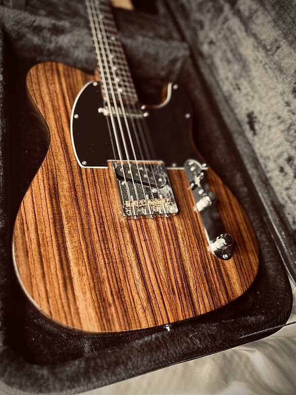 US Handmade Custom Black Nitro Telecaster Style Guitar with | Reverb