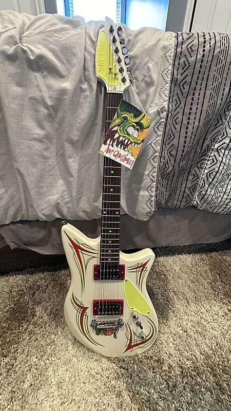 Rat Fink guitar Ed”Big Daddy”Roth 2002 - White | Reverb