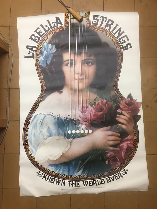 LaBella Strings Poster 1972 | Reverb UK