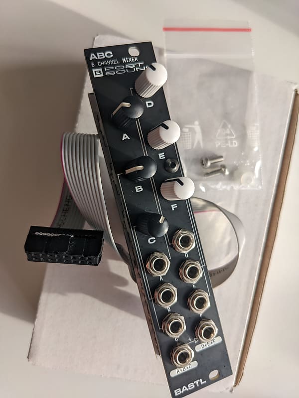 BASTL Instruments ABC 6-Channel Mixer Black with Trimmer | Reverb