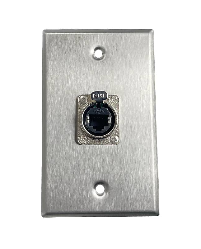 PROCRAFT SPL-1RJ45-SS 1 Gang Stainless Steel Wall Plate | Reverb