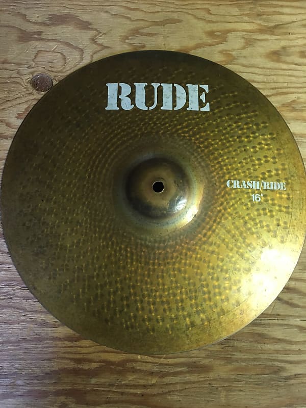 Paiste RUDE 16” Crash Ride 1982 | Reverb