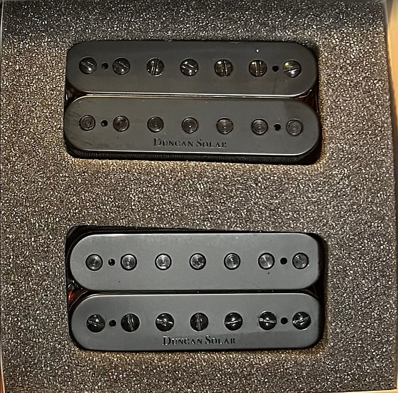 Seymour Duncan Solar 7 String Pickups 2023 - Matte Black | Reverb