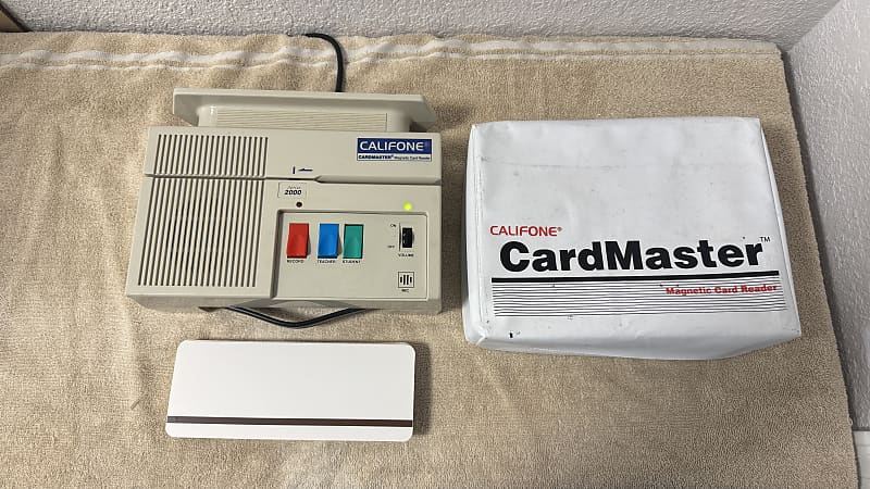 Califone Cardmaster - Tape Recording Card Reader (With | Reverb