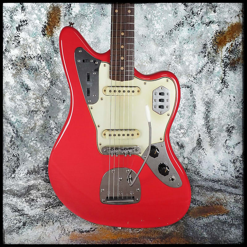 Seuf Guitars OH-10 - Jag Style - Fiesta Red, Matching | Reverb