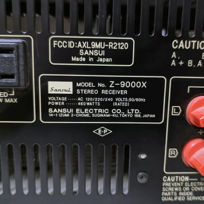 Sansui Z-9000X AM/FM Stereo Receiver | Reverb