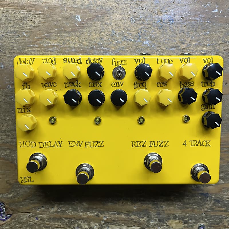 Make Sounds Loudly Pedals 4 in 1: 4 Track Drive + Resonant | Reverb