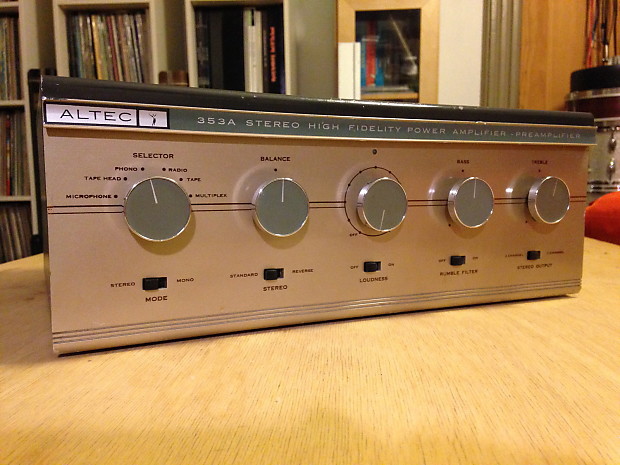 Altec 353a Vintage Tube Stereo Integrated Amplifier | Reverb
