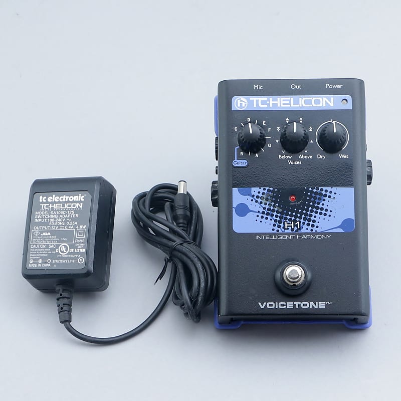 TC Helicon Voicetone H1 Intellegent Harmony Vocal Effects | Reverb