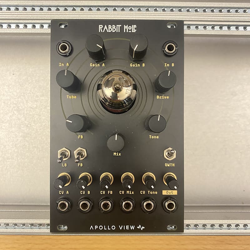 Apollo View Rabbit Hole Eurorack Mixer + Tube Saturation & | Reverb