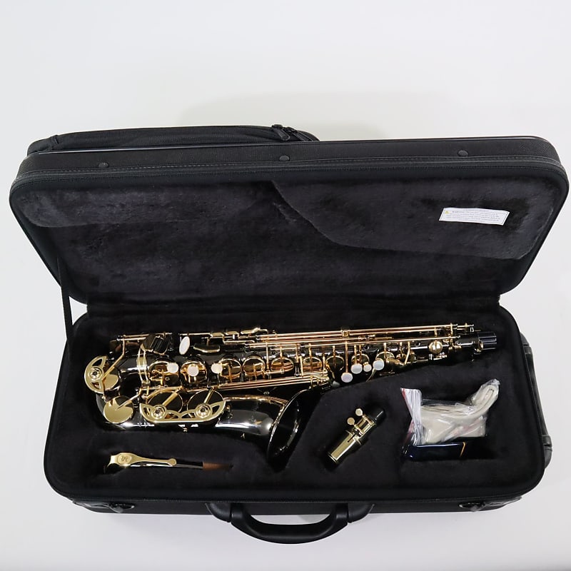 Selmer Model SAS411B Intermediate Alto Saxophone in Black | Reverb
