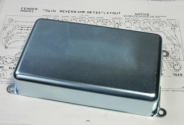 Fender Capacitor Can Cover for Reissue '65 Twin Reverb, | Reverb