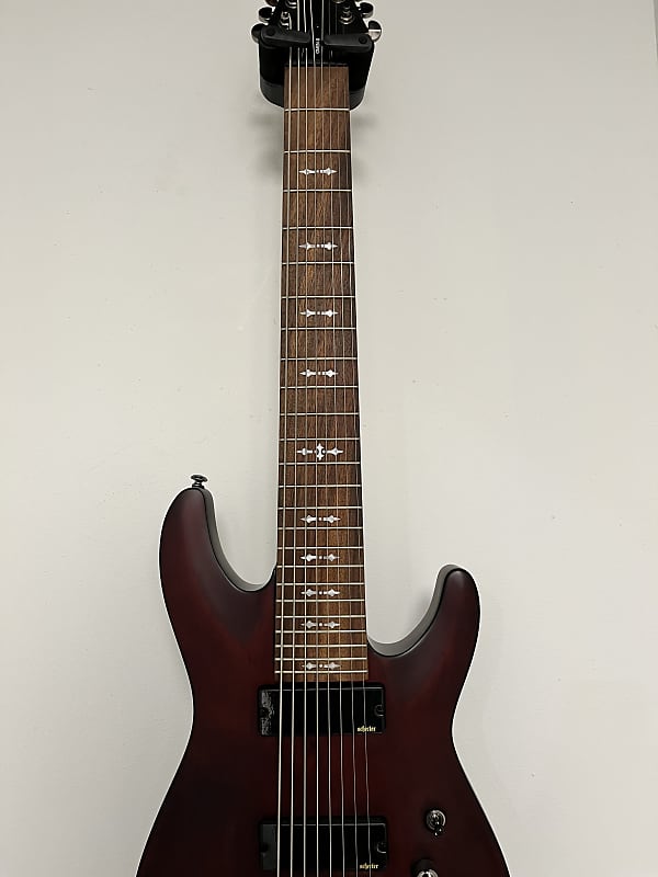 Schecter 8-string Solid body Electric Guitar Basswood Body, | Reverb