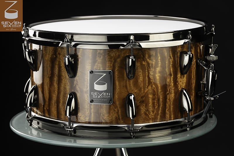 The Seven Six Drum Company Waterfall Bubinga Ultra Thin Reso | Reverb