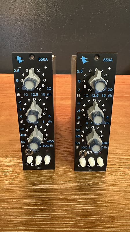 API 550A 500 Series 3-Band Equalizer Module 2007 - Present - | Reverb