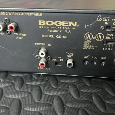 Bogen GS60 Mixer Amplifier Commercial Gold Seal Series | Reverb