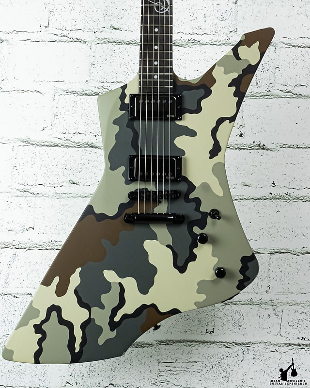 ESP LTD Snakebyte James Hetfield Signature Camo w/ Matching | Reverb