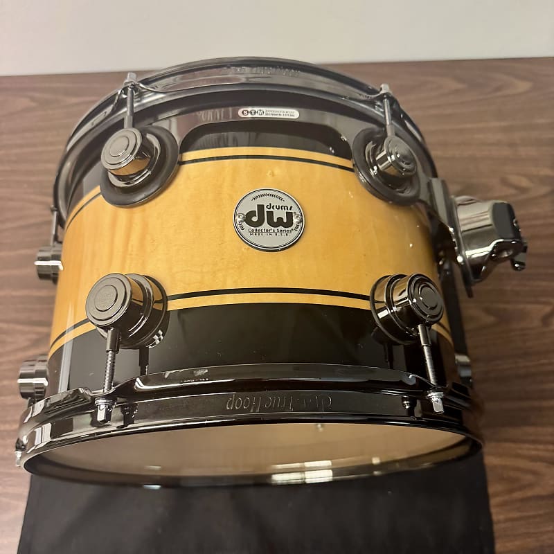 DW Collector’s Series Exotic 9x13 Standard Maple Tom - Curly | Reverb