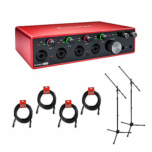 Focusrite Scarlett 18i8 USB Audio Interface (3rd Gen) with 2x | Reverb