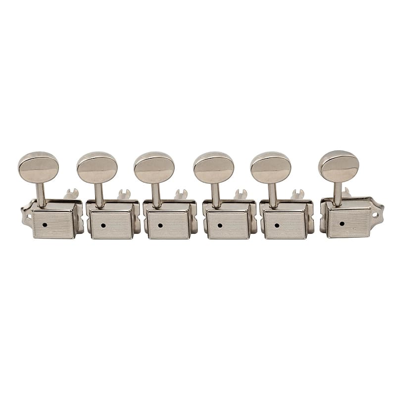Pro 6 Inline Vintage Guitar Tuners Split Shaft Tuning Pegs | Reverb
