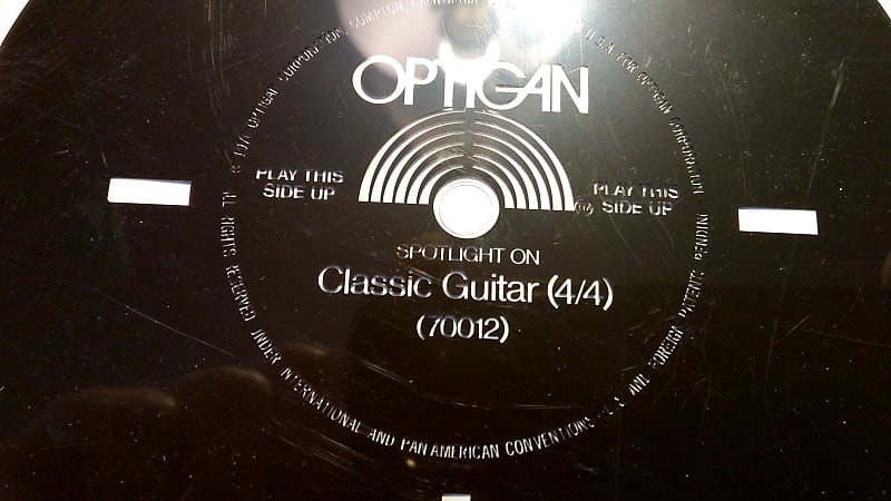 Optigan Disc - Classic Guitar | Reverb