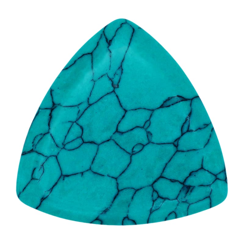Turquoise Stone Guitar Or Bass Pick - 3.0 mm Ultra Heavy | Reverb